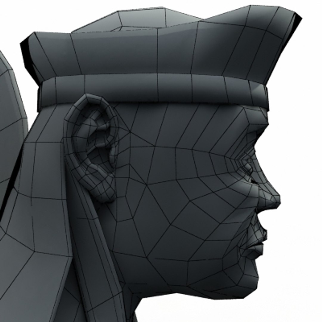 3d Model Greek Sphinx