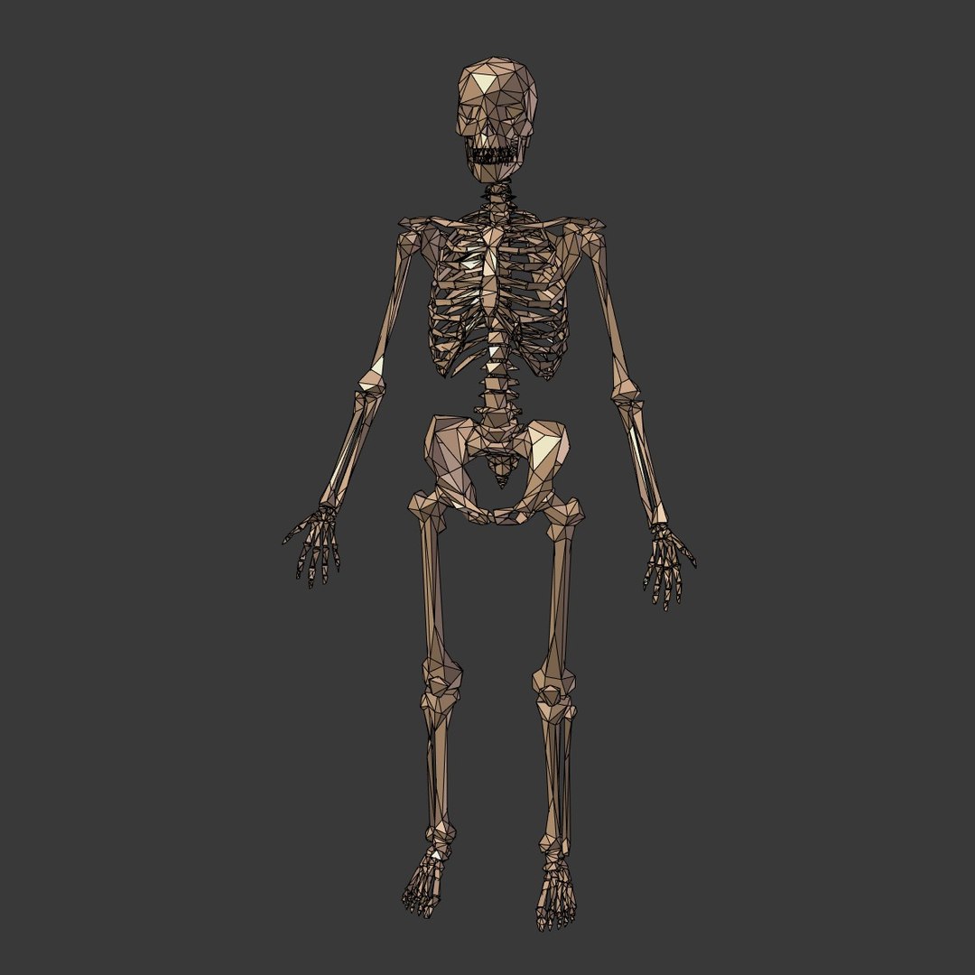 3D cartoon skeleton - TurboSquid 1362287