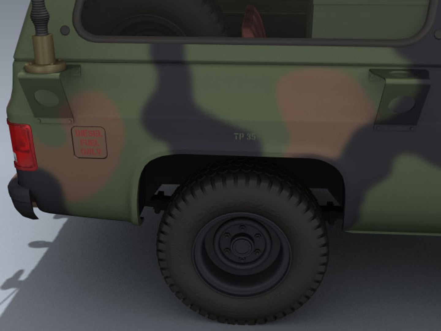 3d Army M1009 Cucv Model