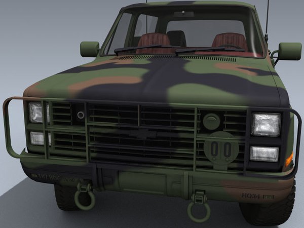 3d army m1009 cucv model