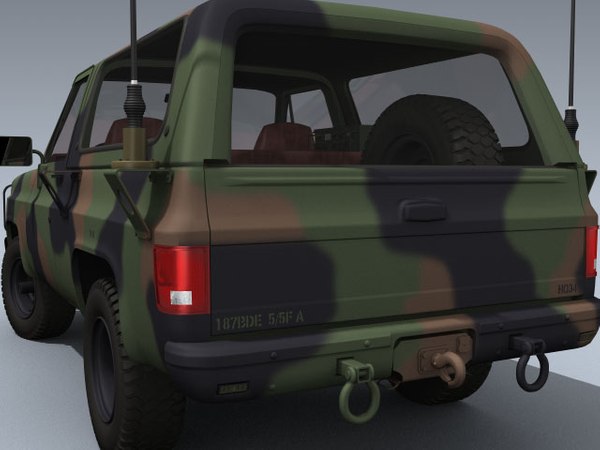 3d army m1009 cucv model