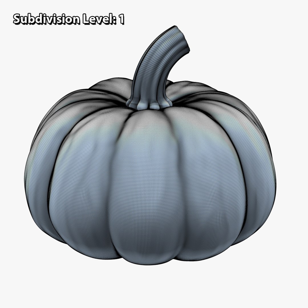3d max pumpkin