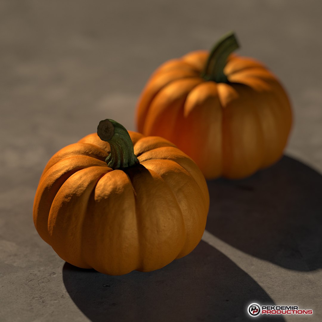 3d max pumpkin
