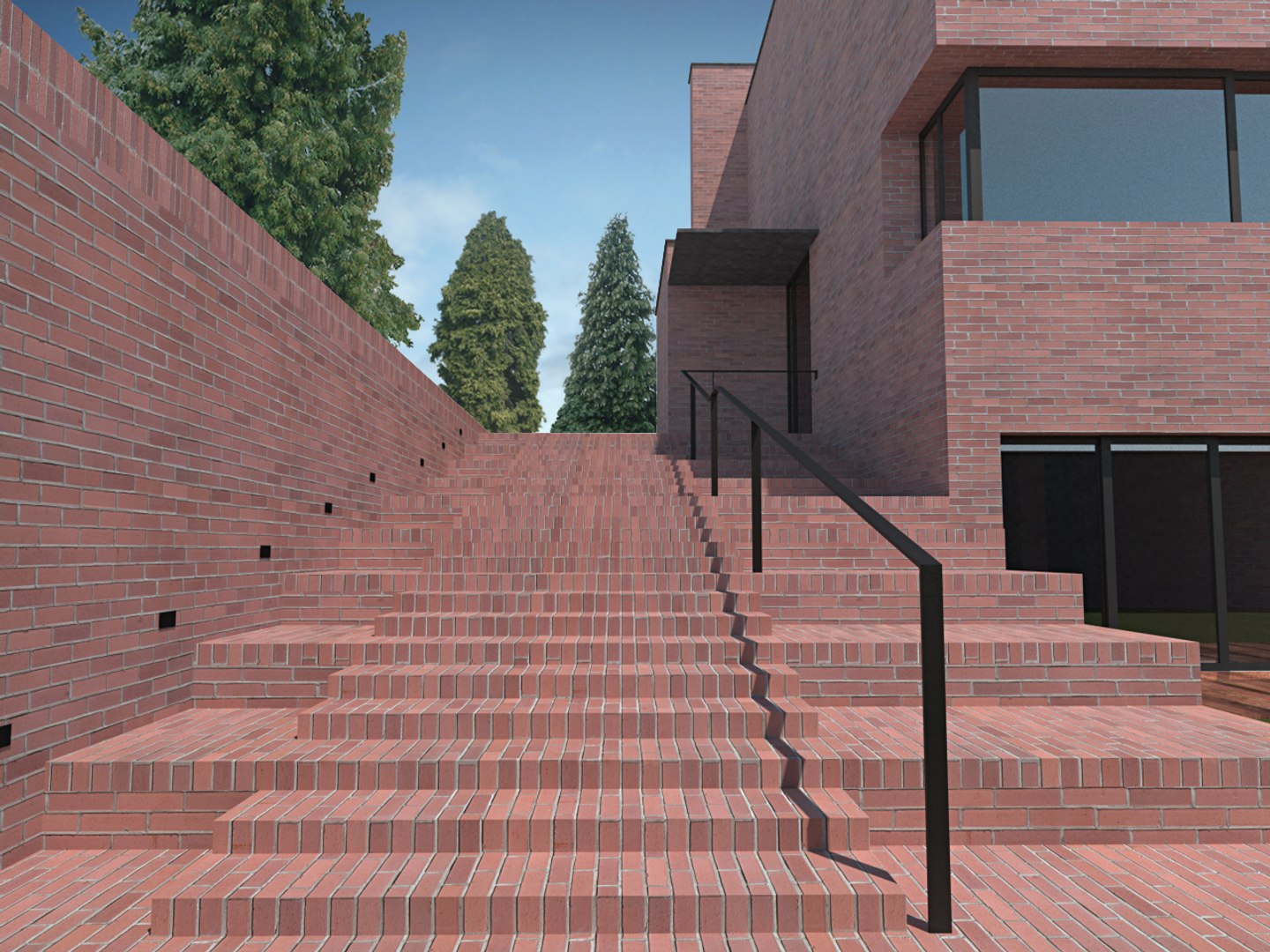 3d David Chipperfield House Berlin Model