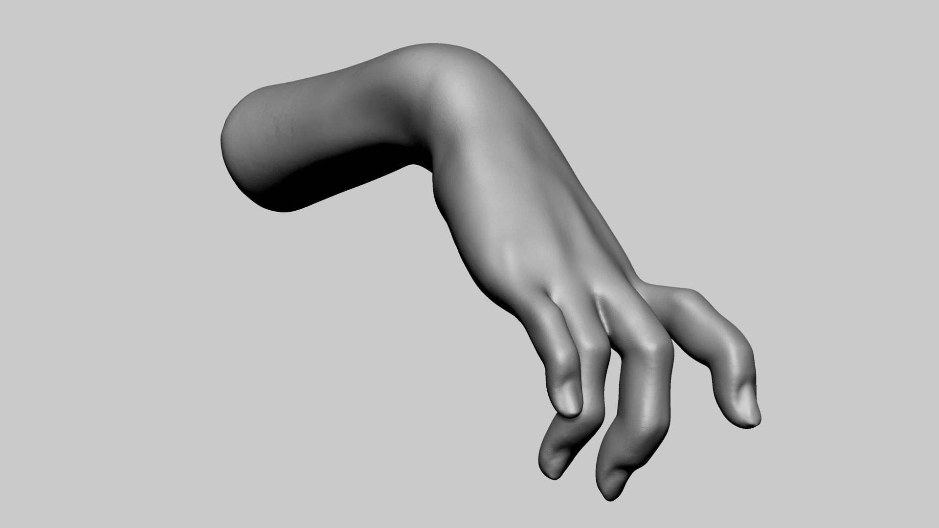 Female hand anatomy 3D model - TurboSquid 1600357