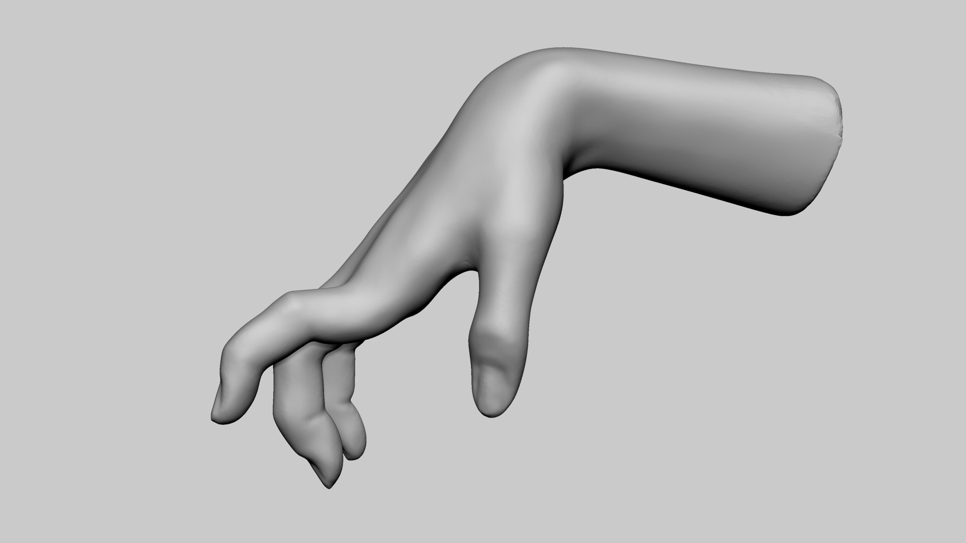 Female hand anatomy 3D model - TurboSquid 1600357