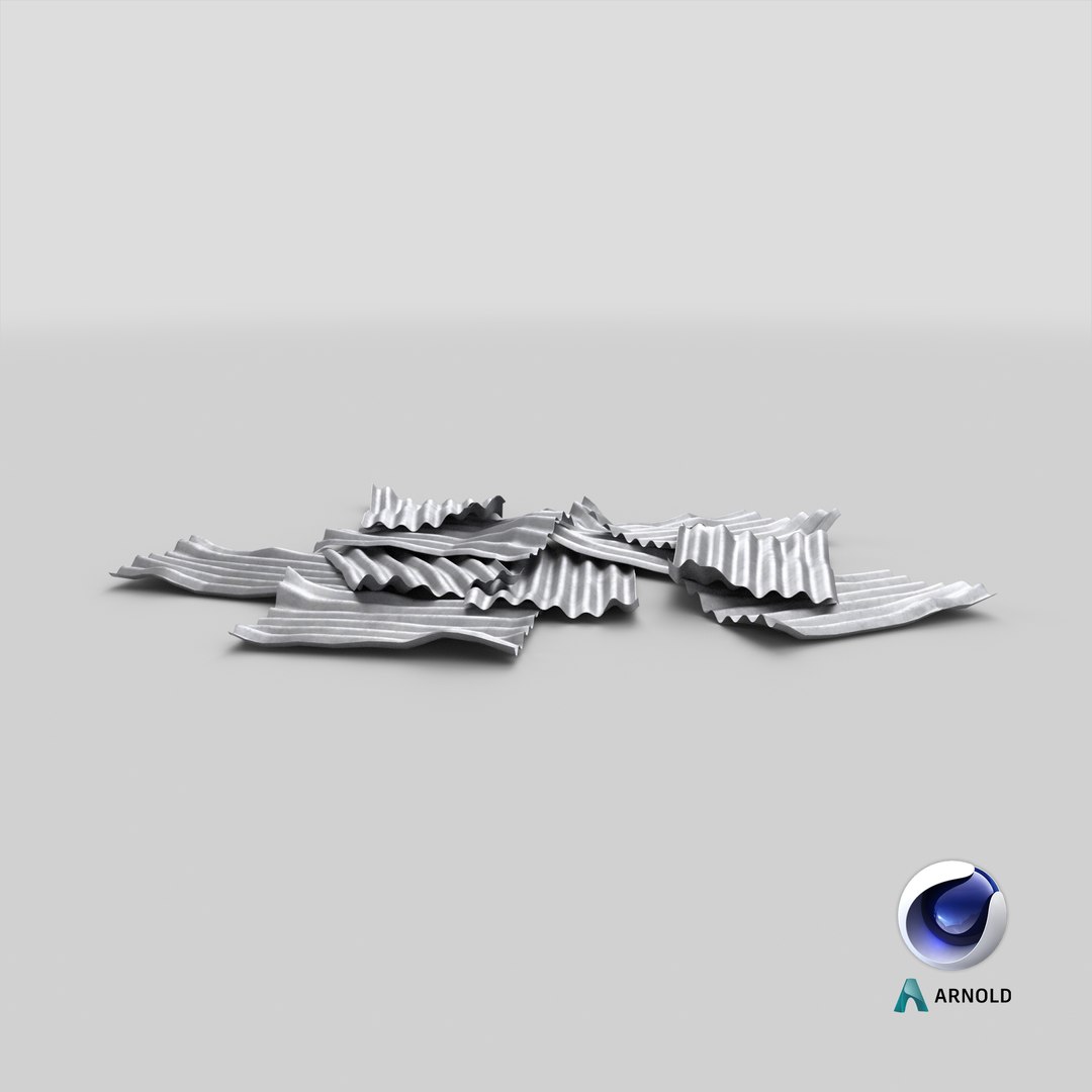 3D Roofing Sheet Pile Small Medium And Large - TurboSquid 1939985
