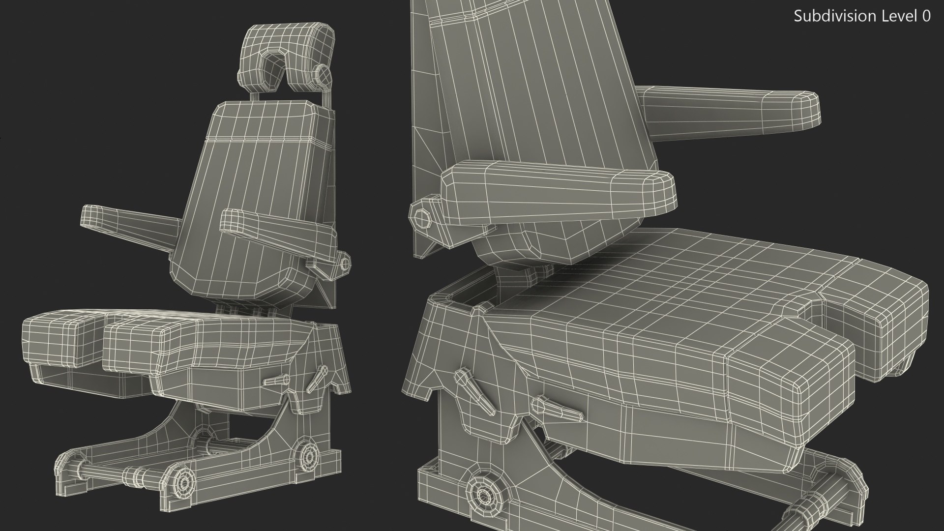 3D model pilot seat - TurboSquid 1474124