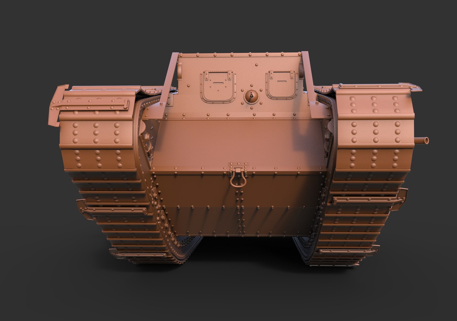 3D Tank Mark Iv Male - TurboSquid 1663623