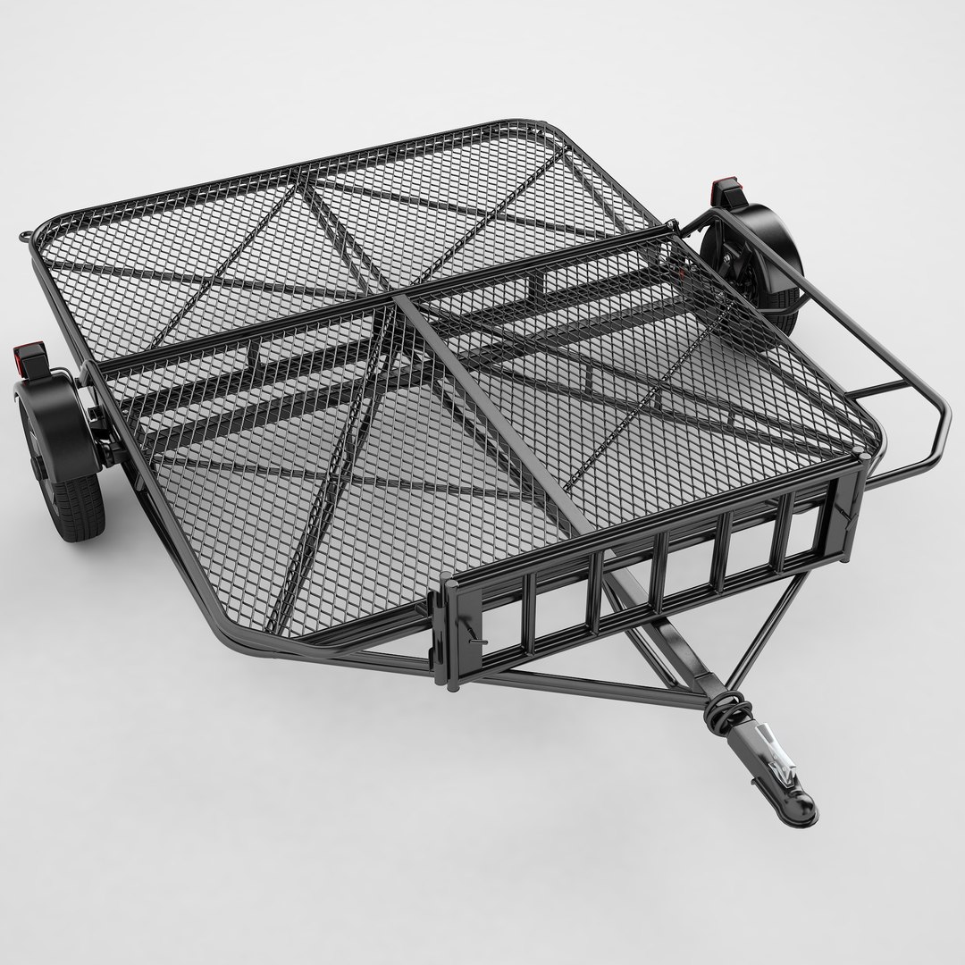 Stand-Up Utility Trailer 07 model - TurboSquid 2114284