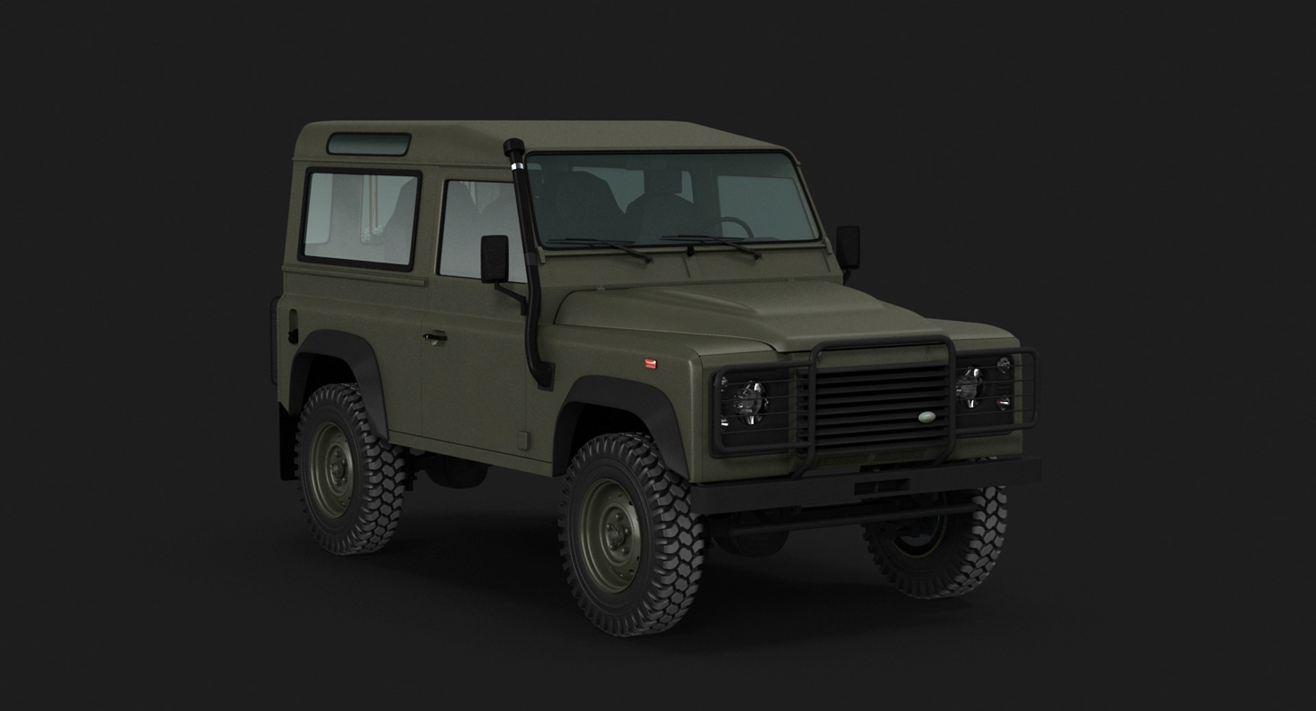 3d Military Defender 2015 Model