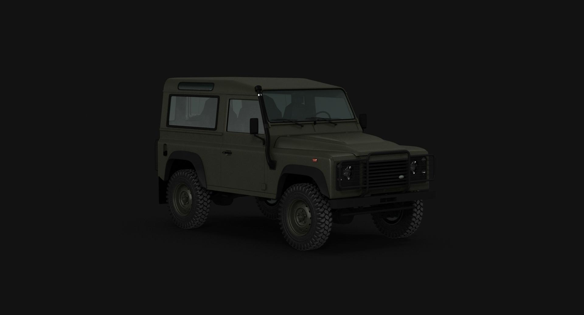 3d Military Defender 2015 Model