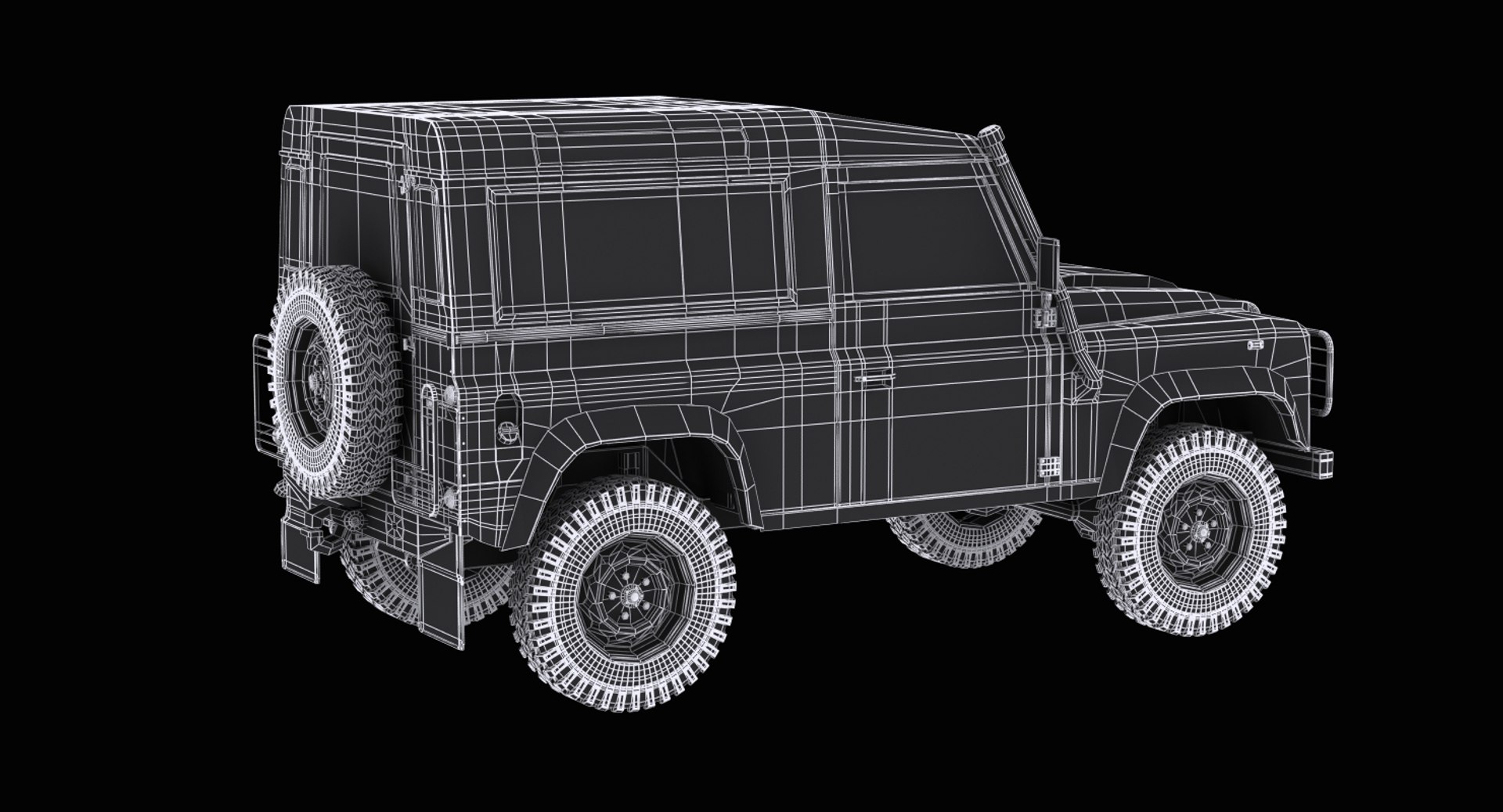 3d Military Defender 2015 Model