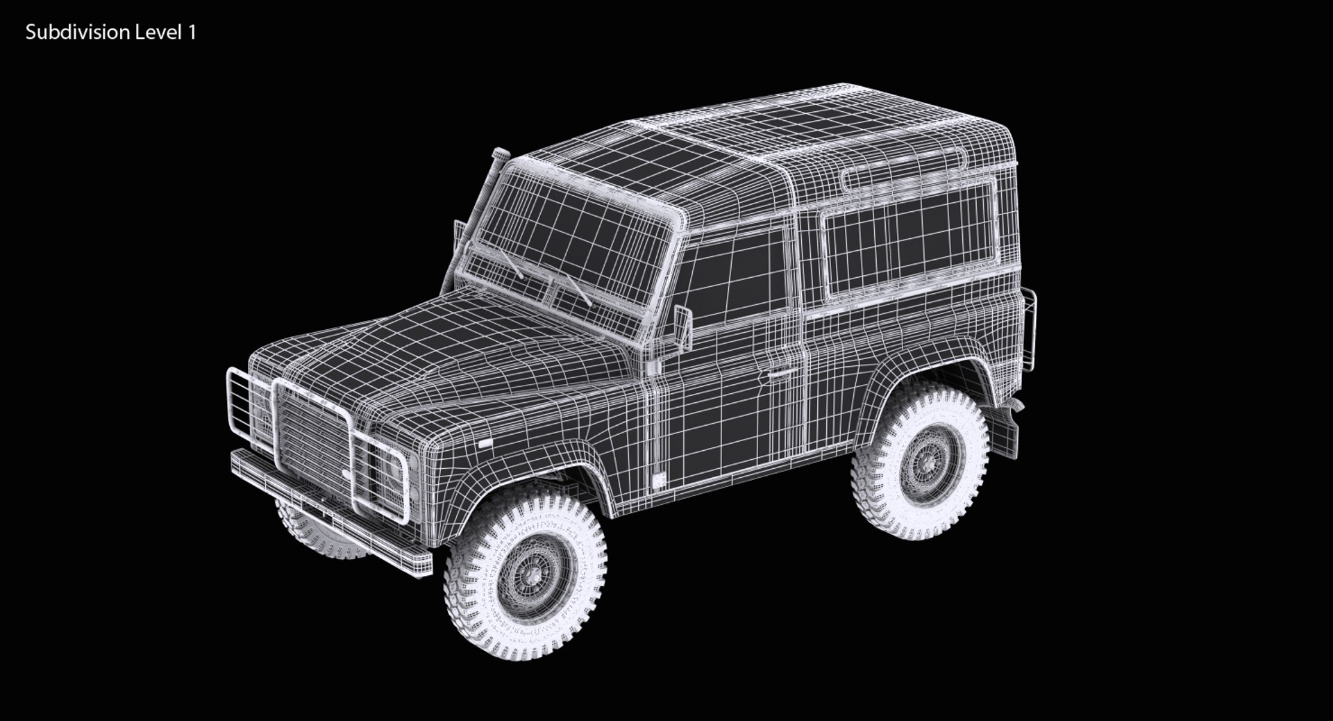 3d Military Defender 2015 Model