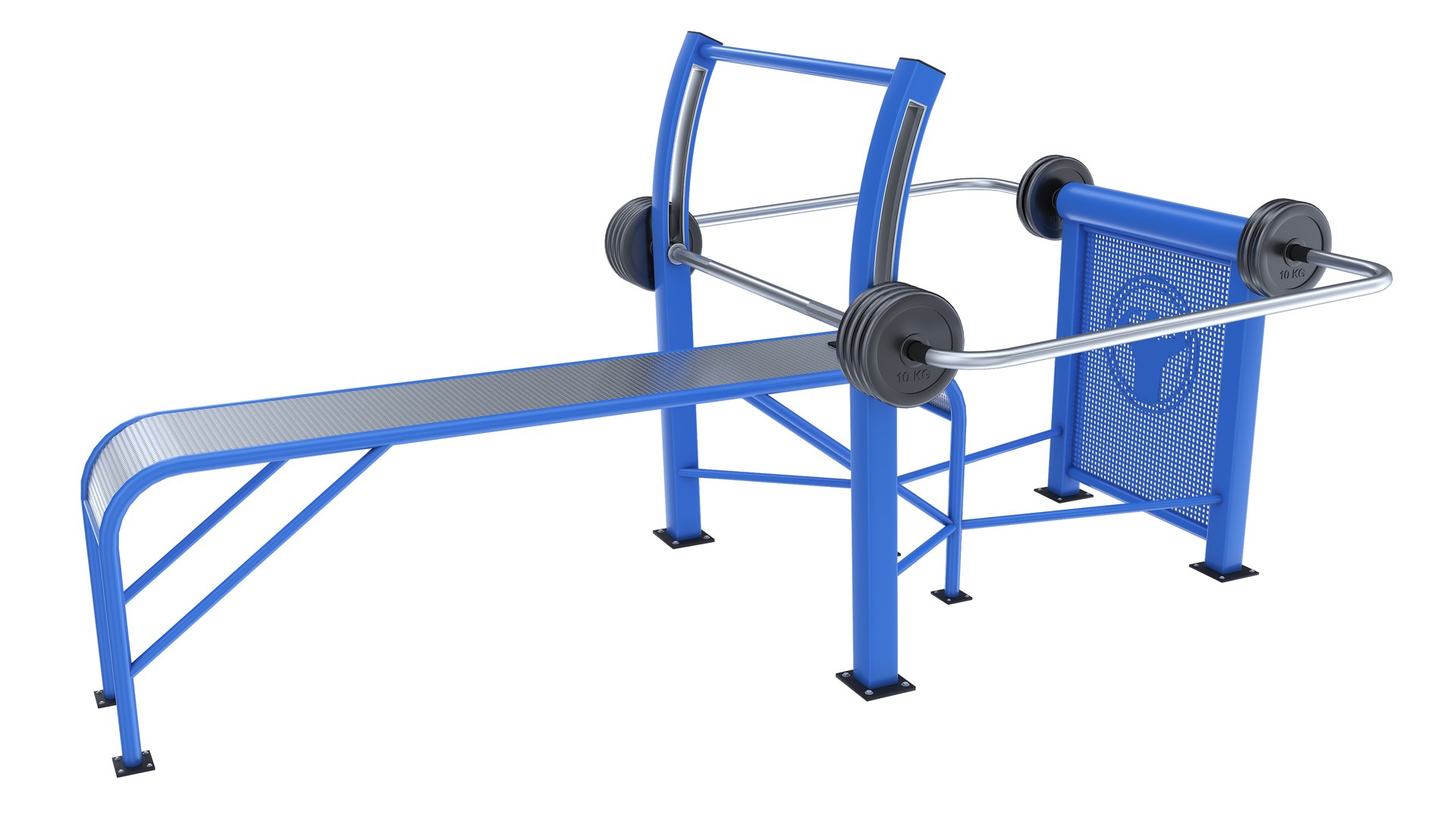 3D Outdoor Gym Equipment Model - TurboSquid 2277564