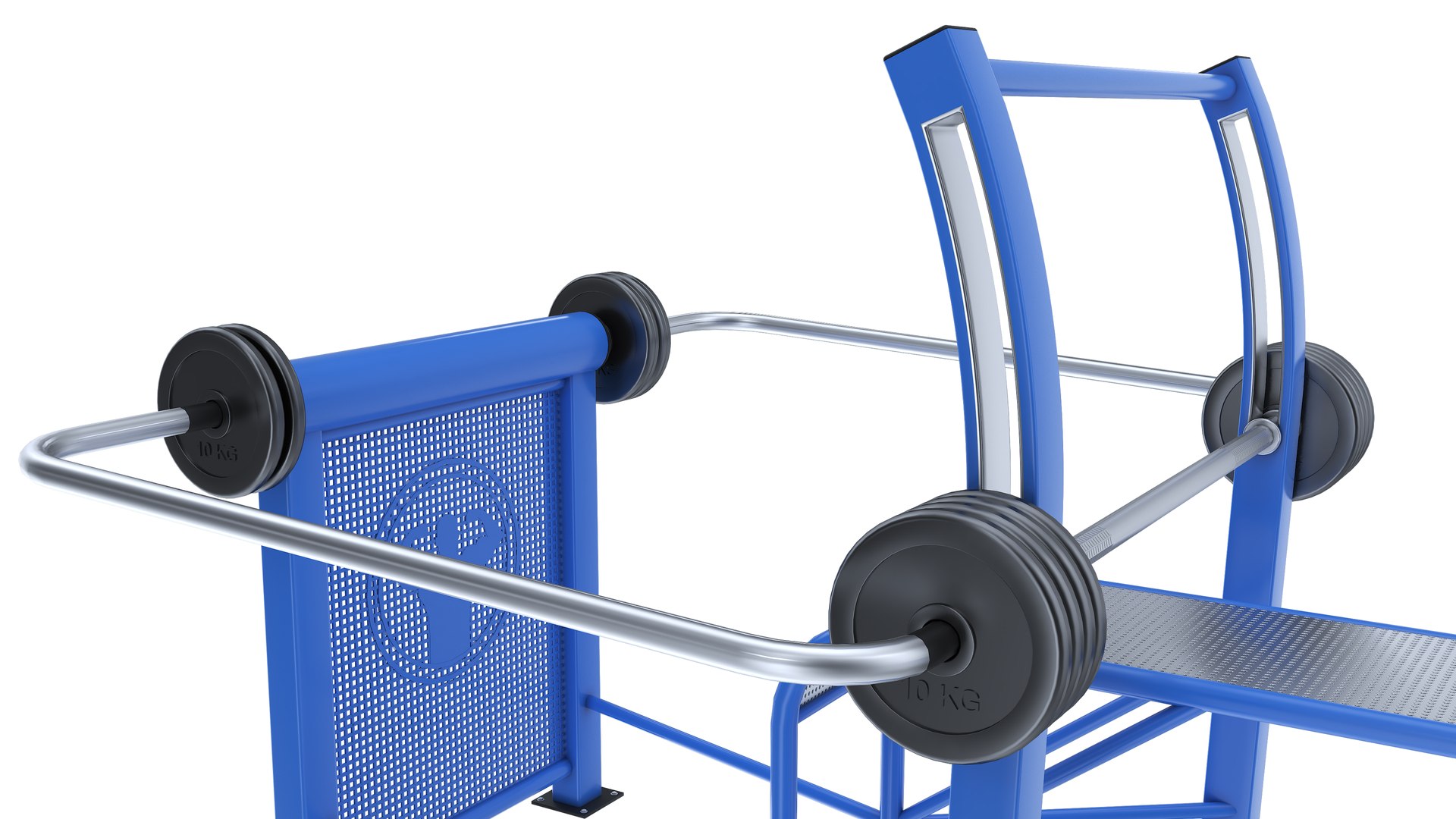 3D Outdoor Gym Equipment Model - TurboSquid 2277564