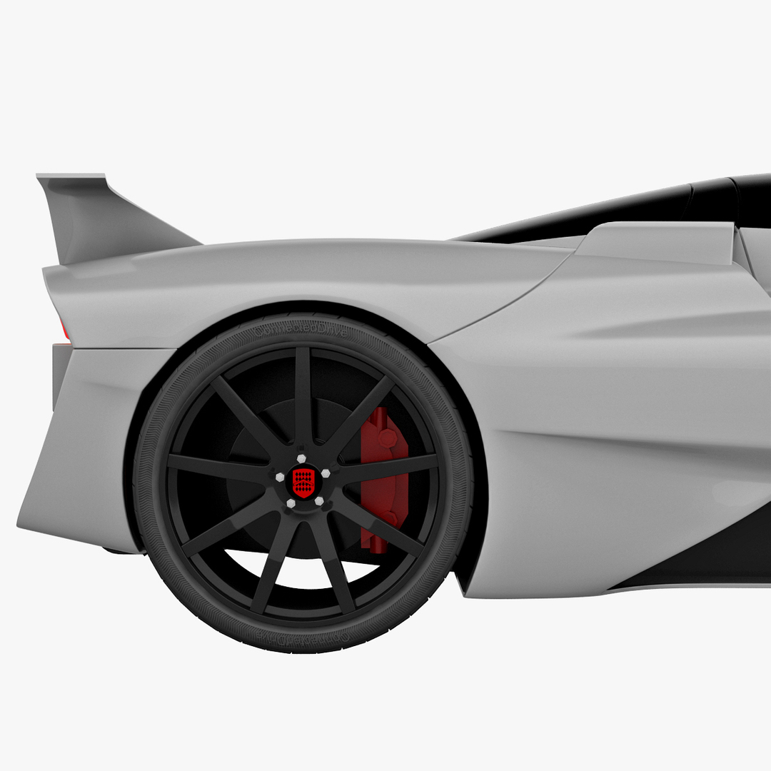 supercar ssc ultimate aero 3d c4d
