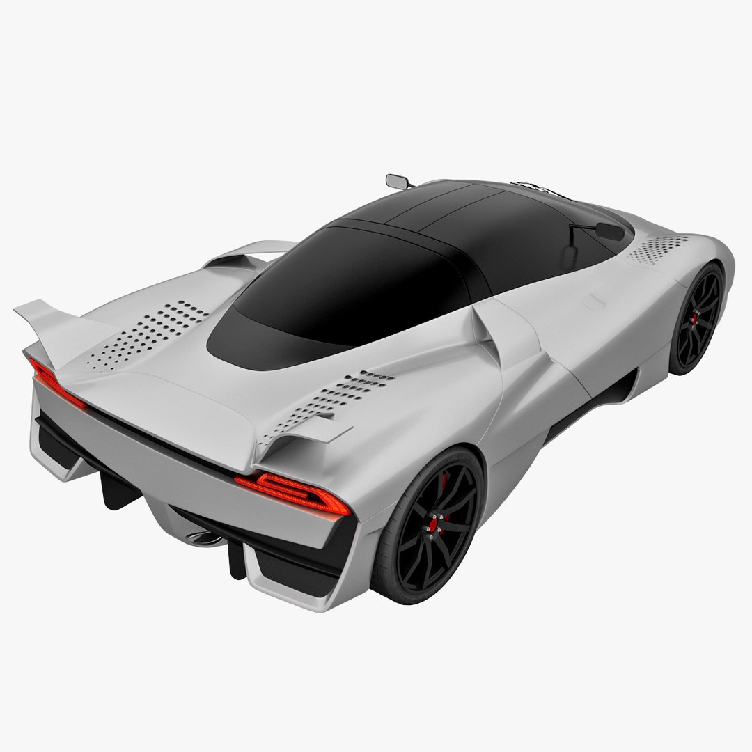 supercar ssc ultimate aero 3d c4d