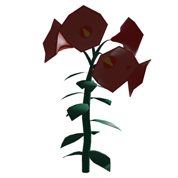 modelo 3d colección low poly de flores y plantas. - TurboSquid 1775258