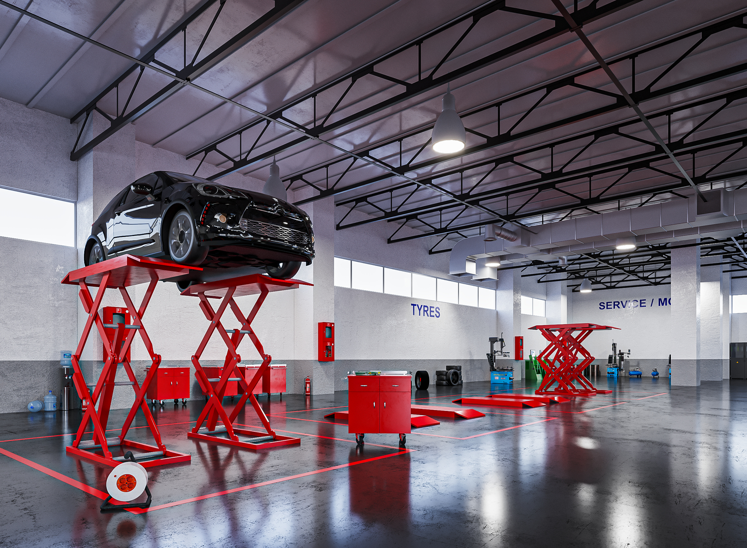 Car Service 3D model - TurboSquid 1869330