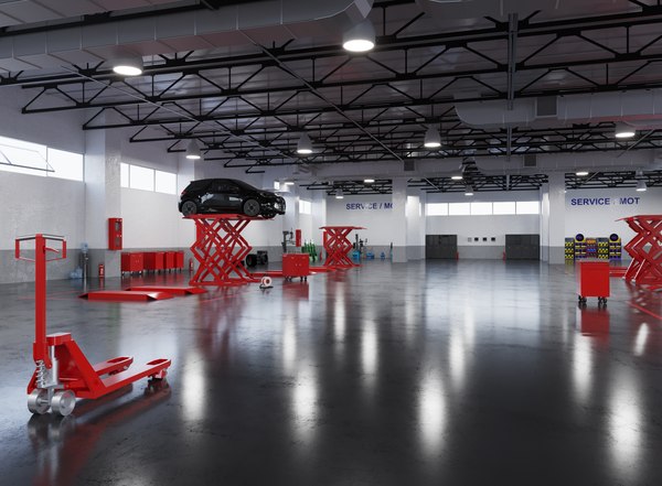 Car Service 3D model - TurboSquid 1869330