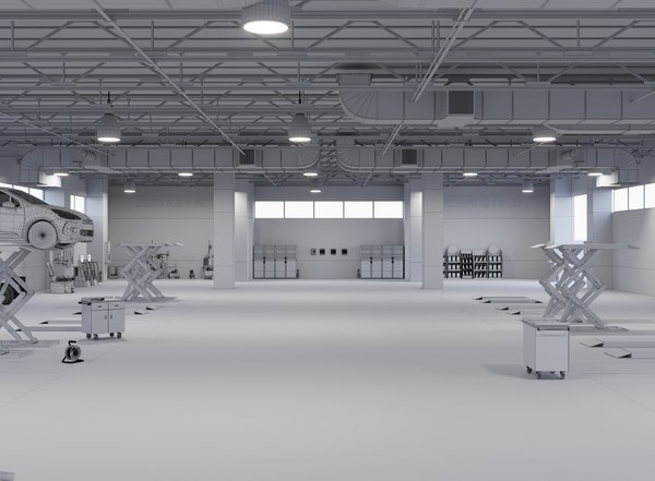 Car Service 3D model - TurboSquid 1869330