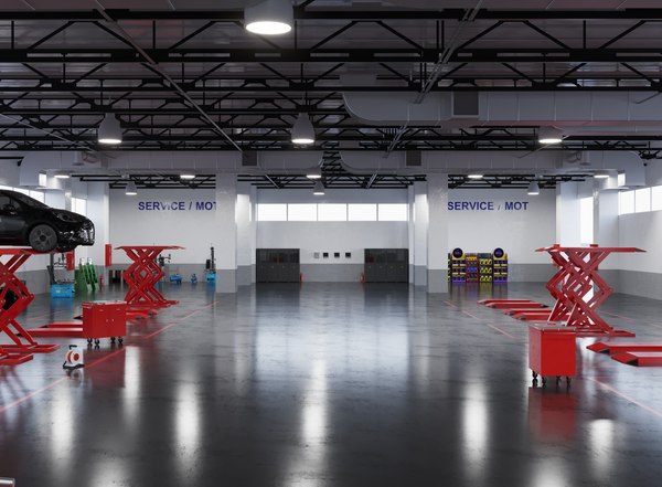 Car Service 3D model - TurboSquid 1869330