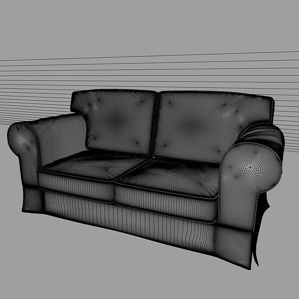 3d model comfortable sofa