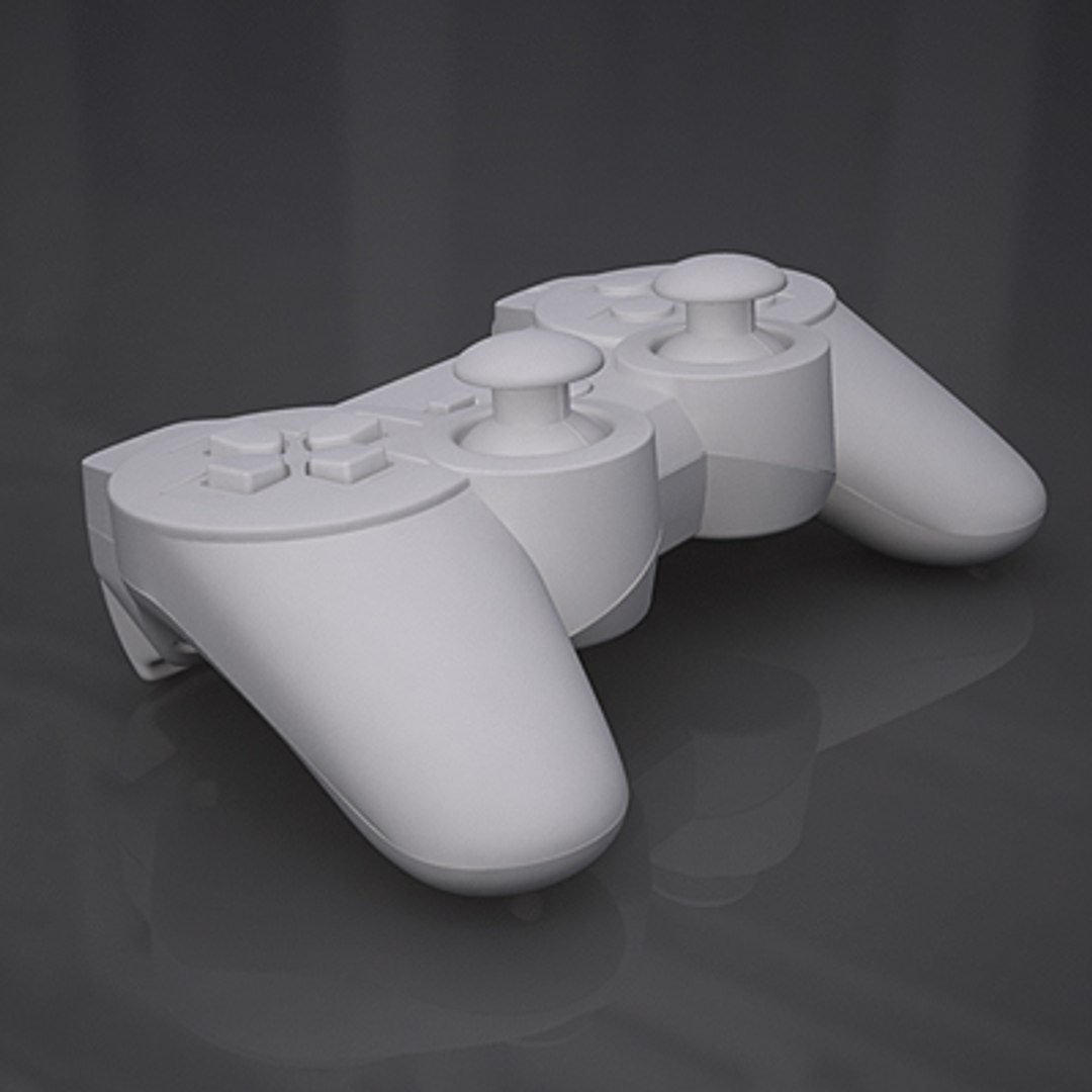3d Model Playstation 3 Controller