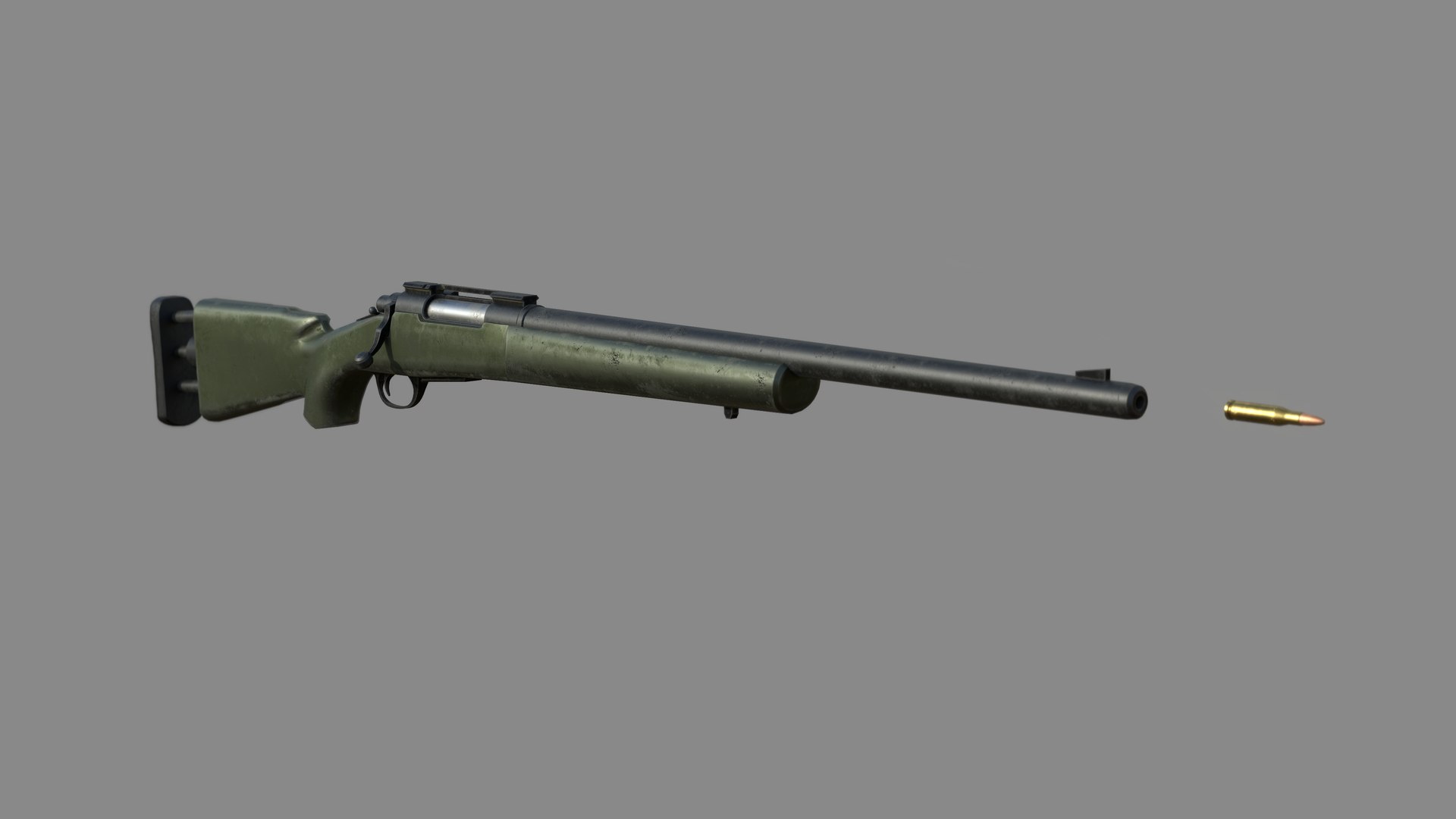 3D Weapon - M24 Included - TurboSquid 1533263