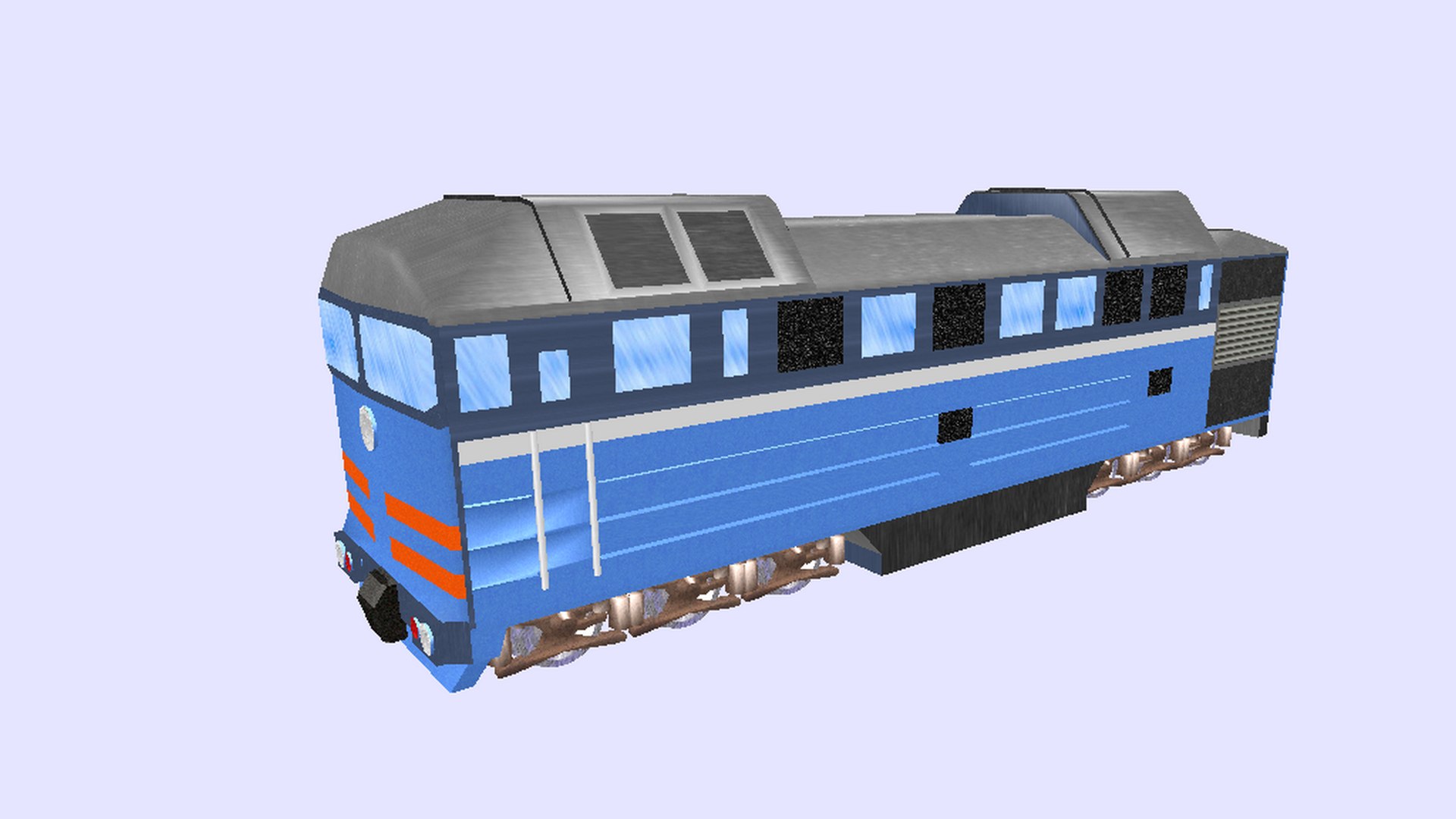 2te116 diesel locomotive 3D-Modell - TurboSquid 1707447