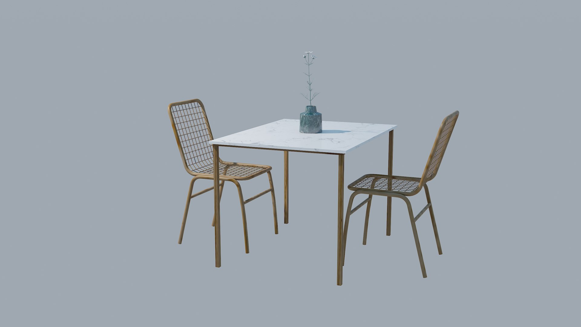 3D wooden kitchen chairs model - TurboSquid 2001284