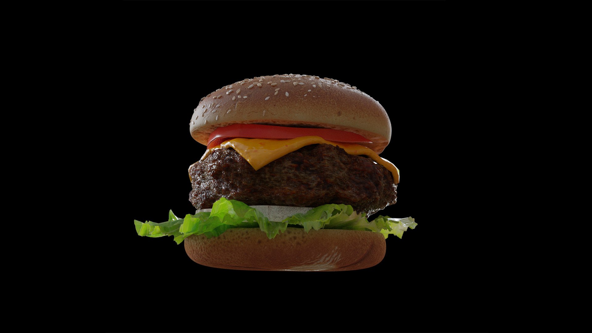 Hamburger 3D Model - TurboSquid 2104833