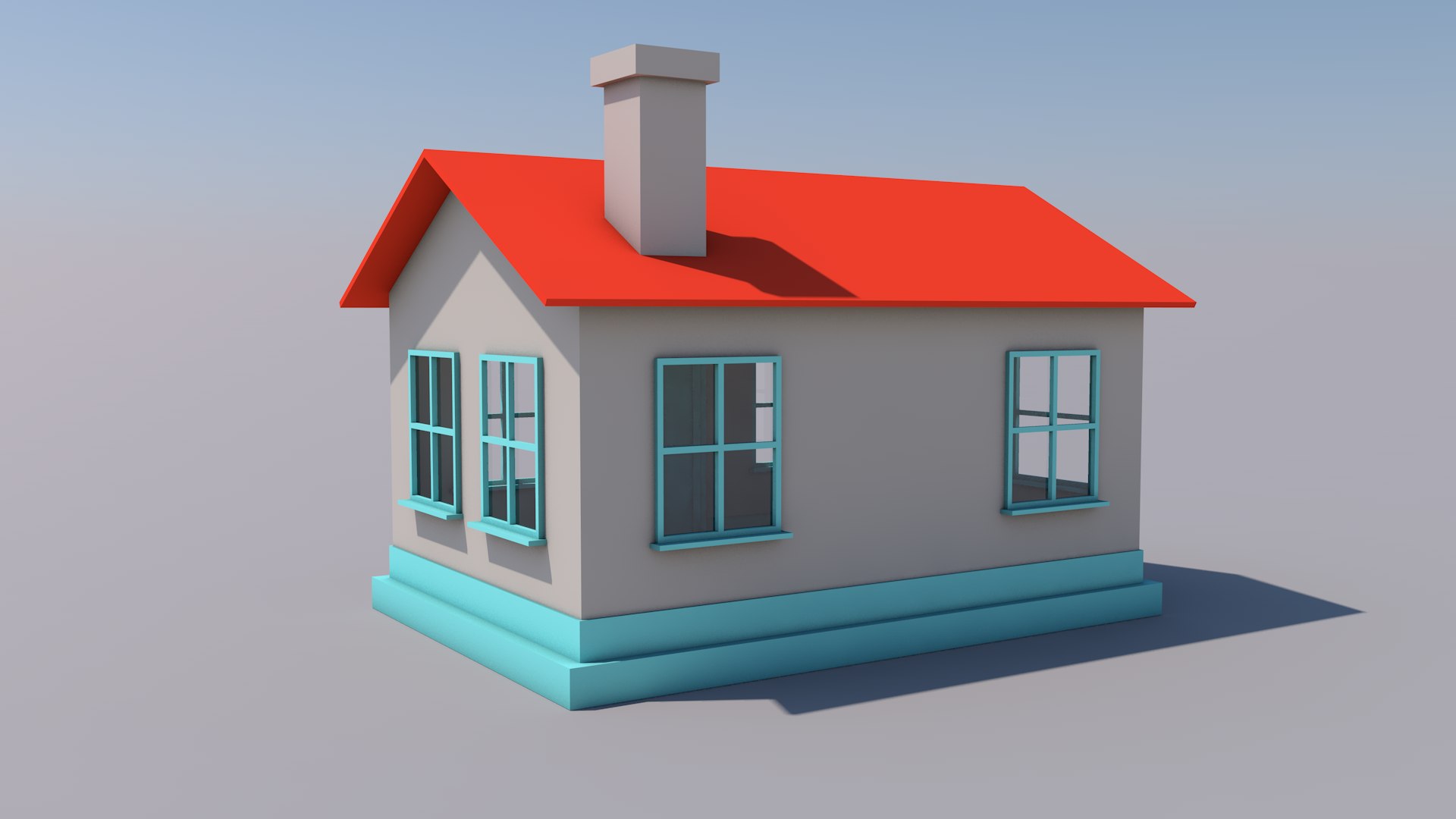 3D Cartoon House Model - TurboSquid 2519358