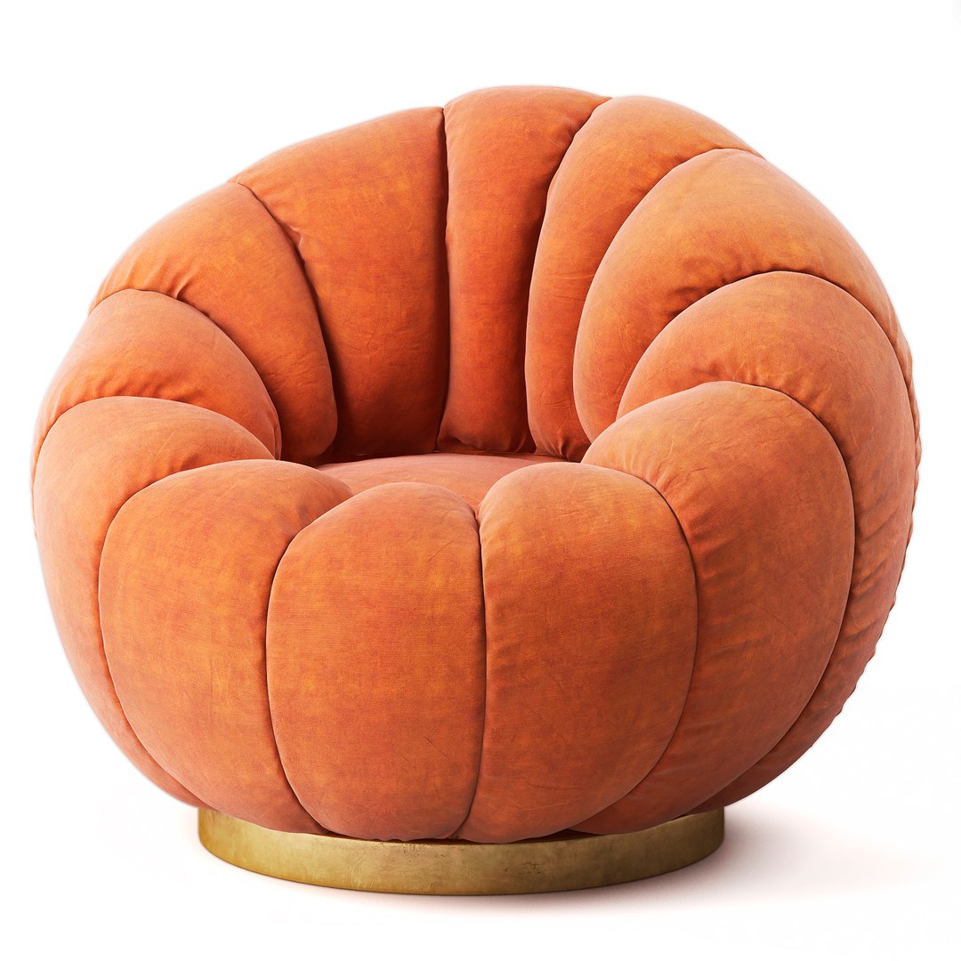 3D Lazy Sofa-pumpkin - TurboSquid 2145213