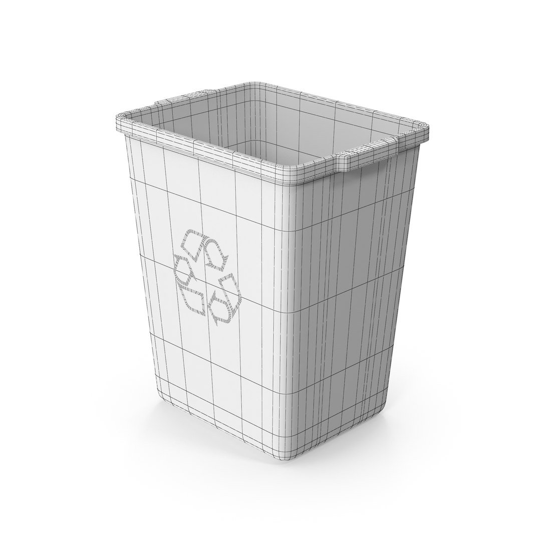 3D Trash Can Model - TurboSquid 2170957
