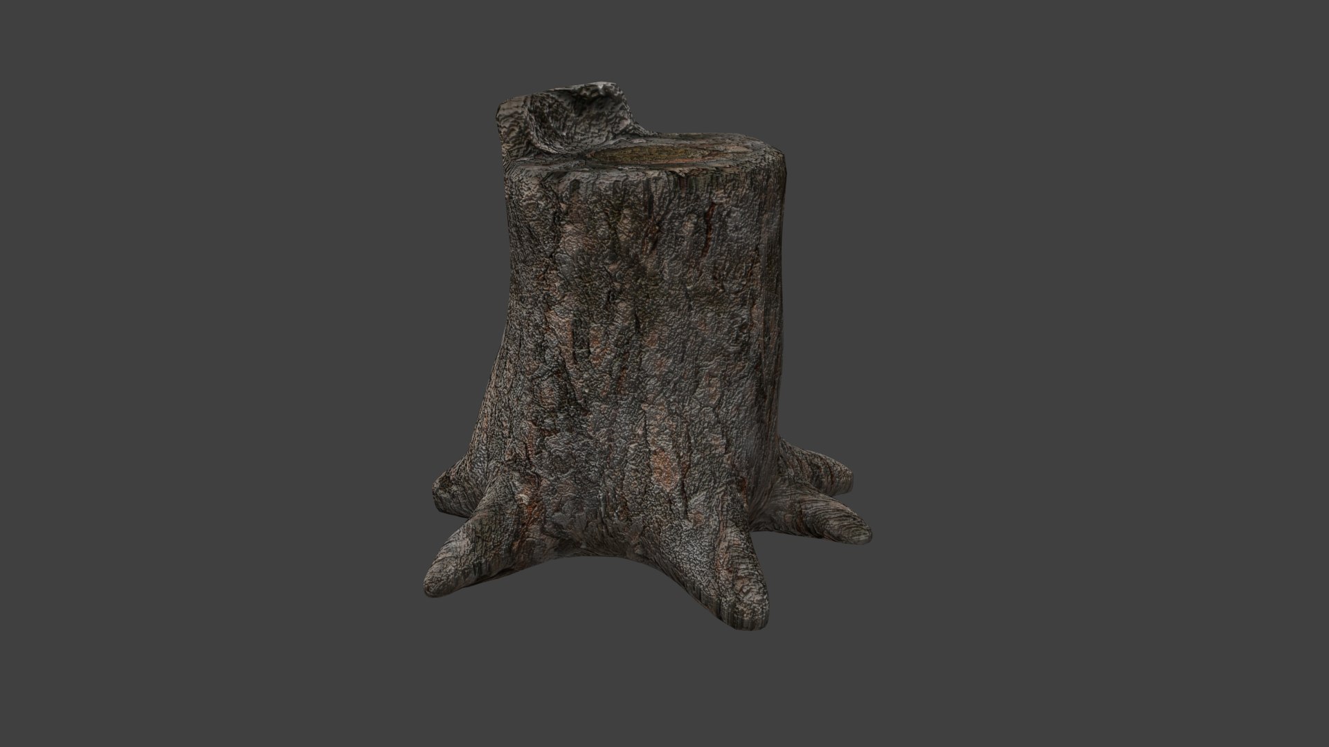 3D Tree Stump - TurboSquid 1188040