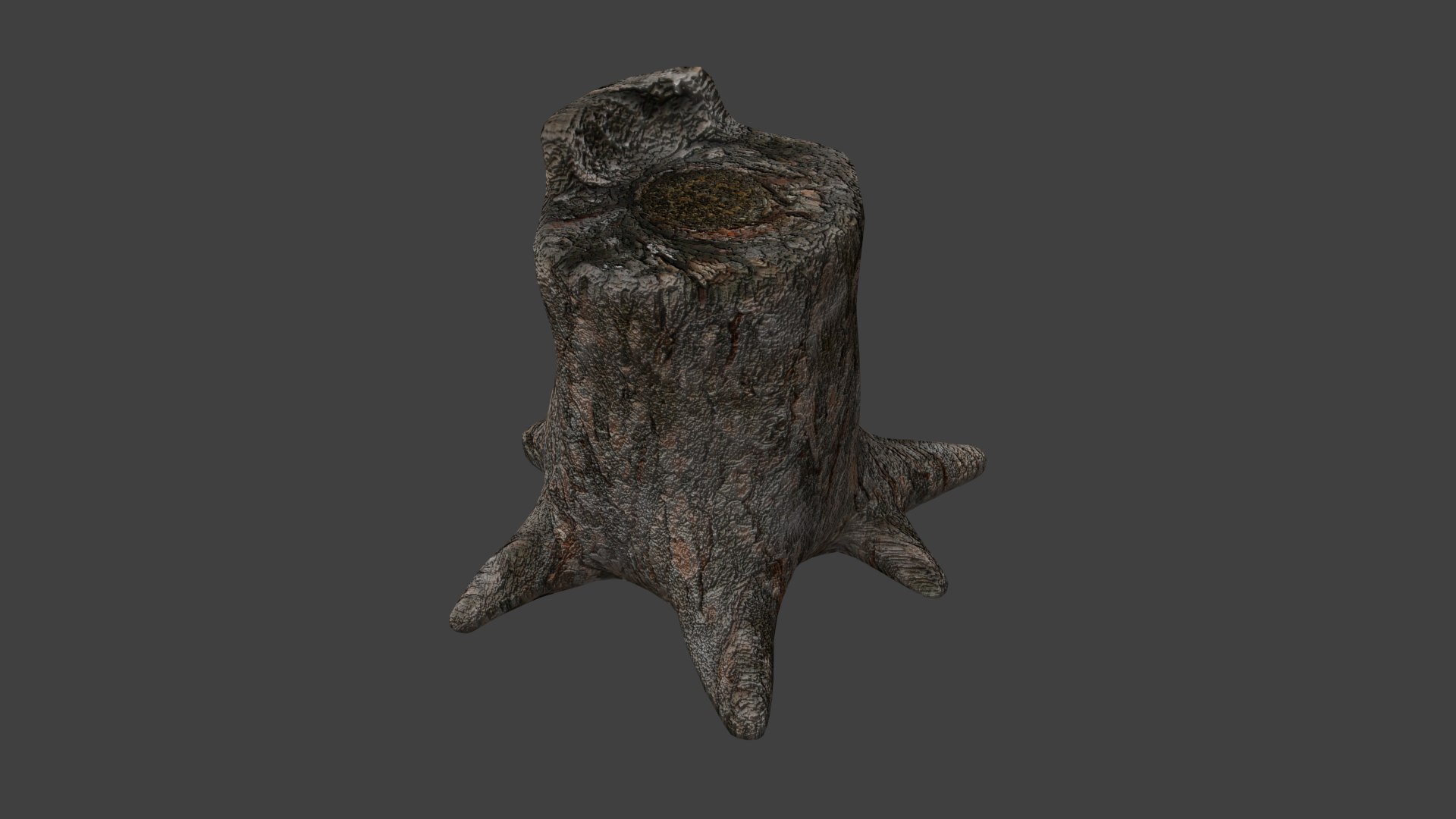 3D Tree Stump - TurboSquid 1188040
