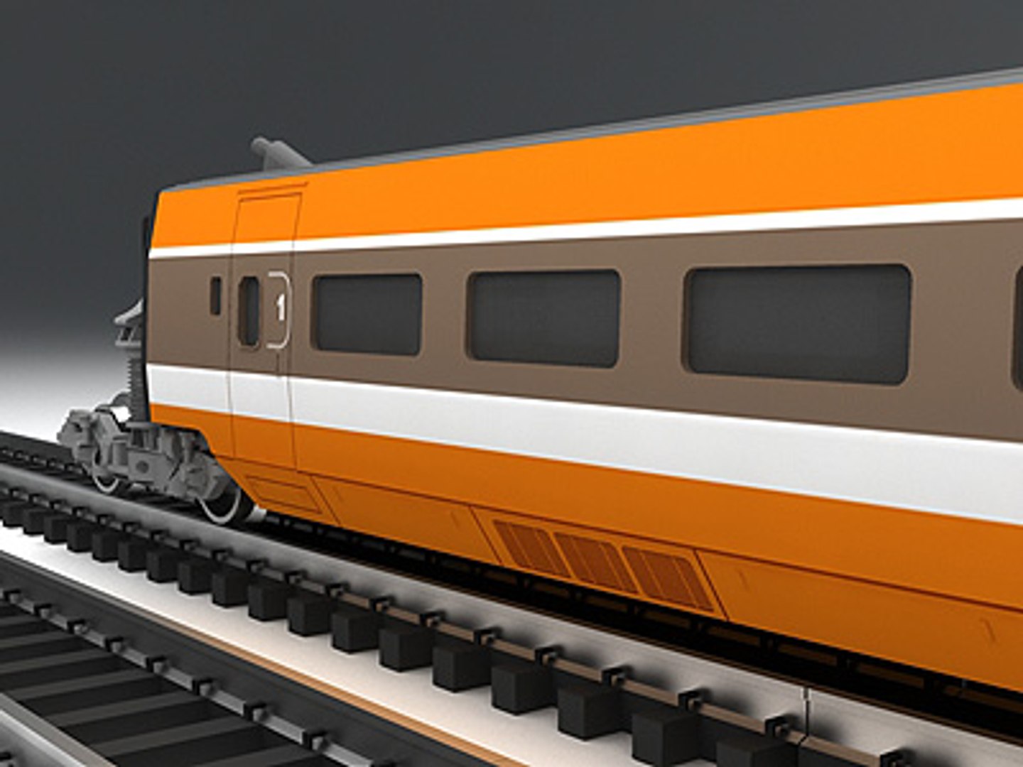 3d Tgv High-speed Train 1st