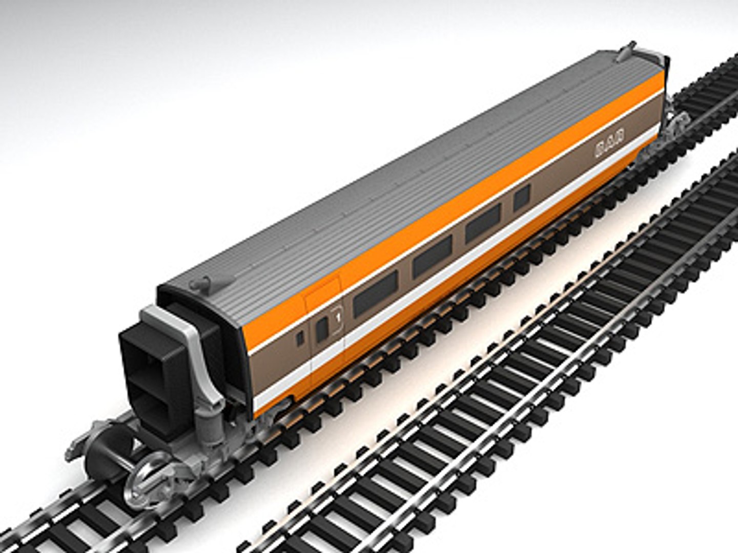 3d Tgv High-speed Train 1st