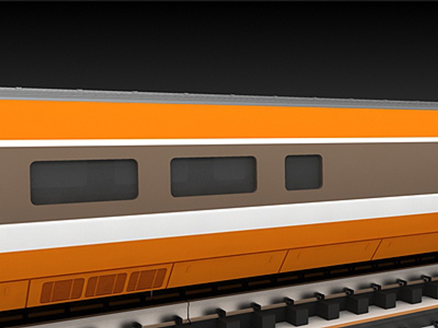 3d Tgv High-speed Train 1st