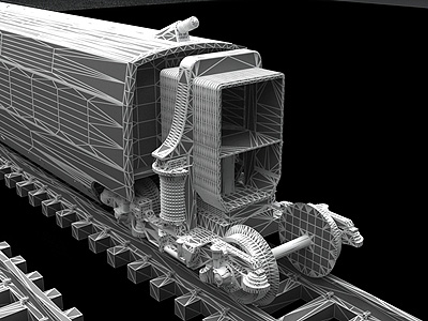 3d tgv high-speed train 1st