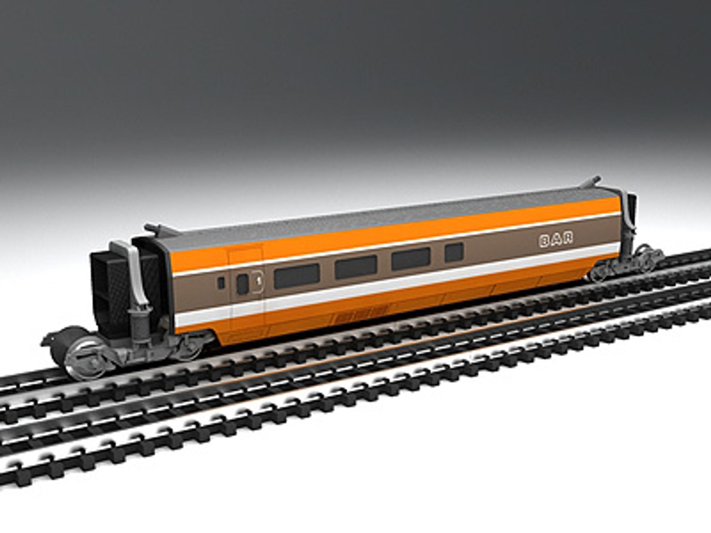 3d Tgv High-speed Train 1st