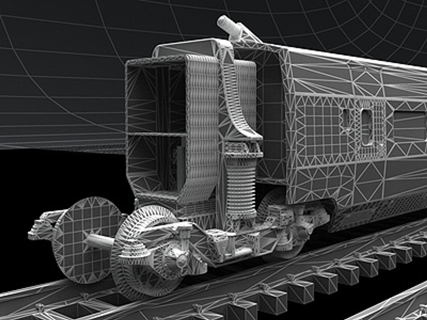 3d tgv high-speed train 1st