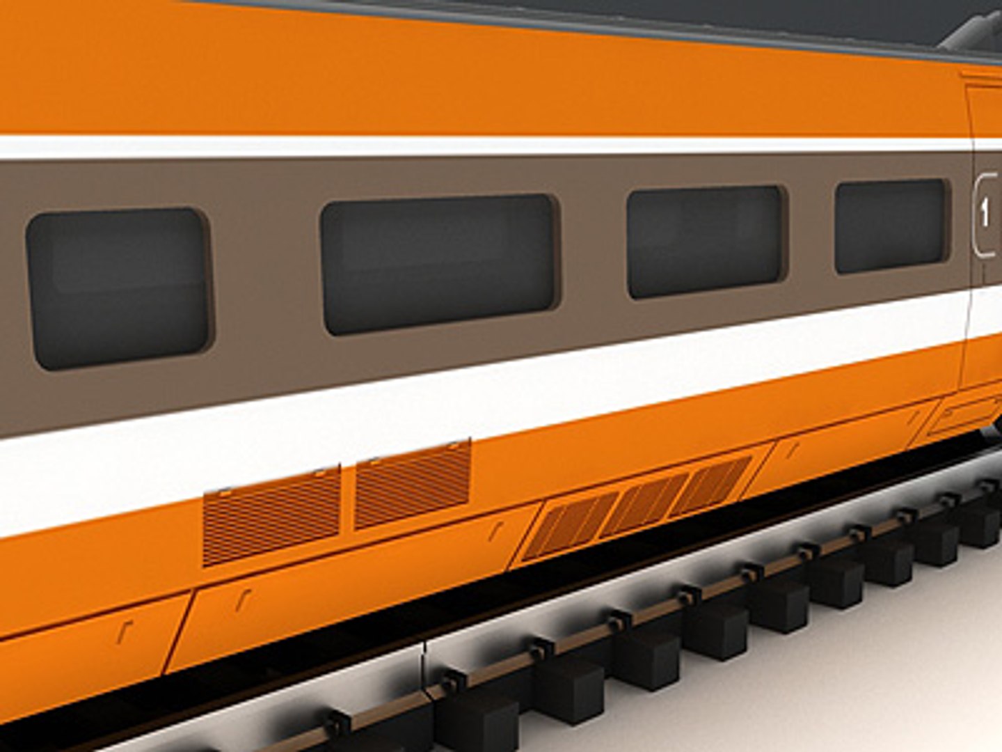 3d Tgv High-speed Train 1st