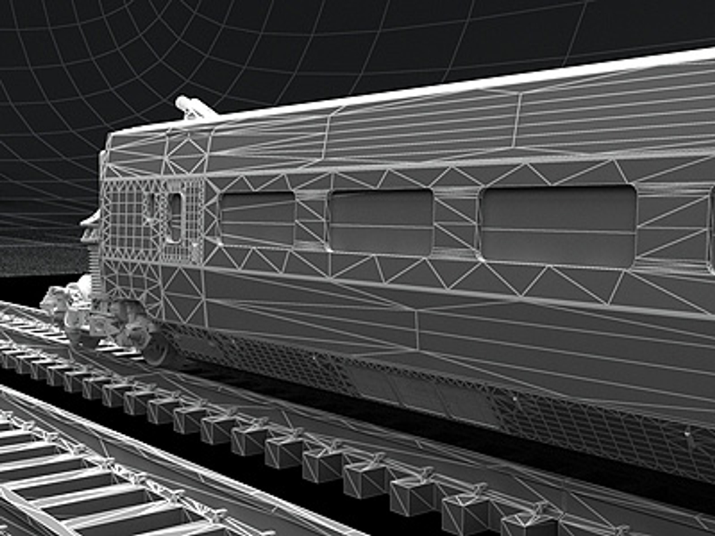 3d tgv high-speed train 1st