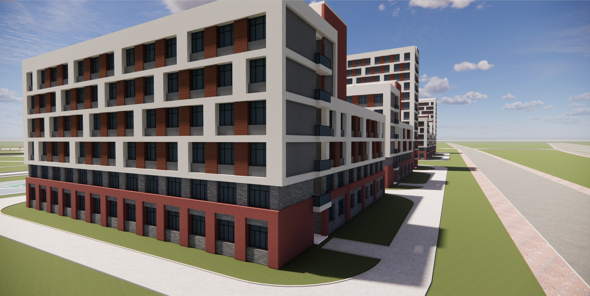 3D Office Building And University-A7 - TurboSquid 2099042