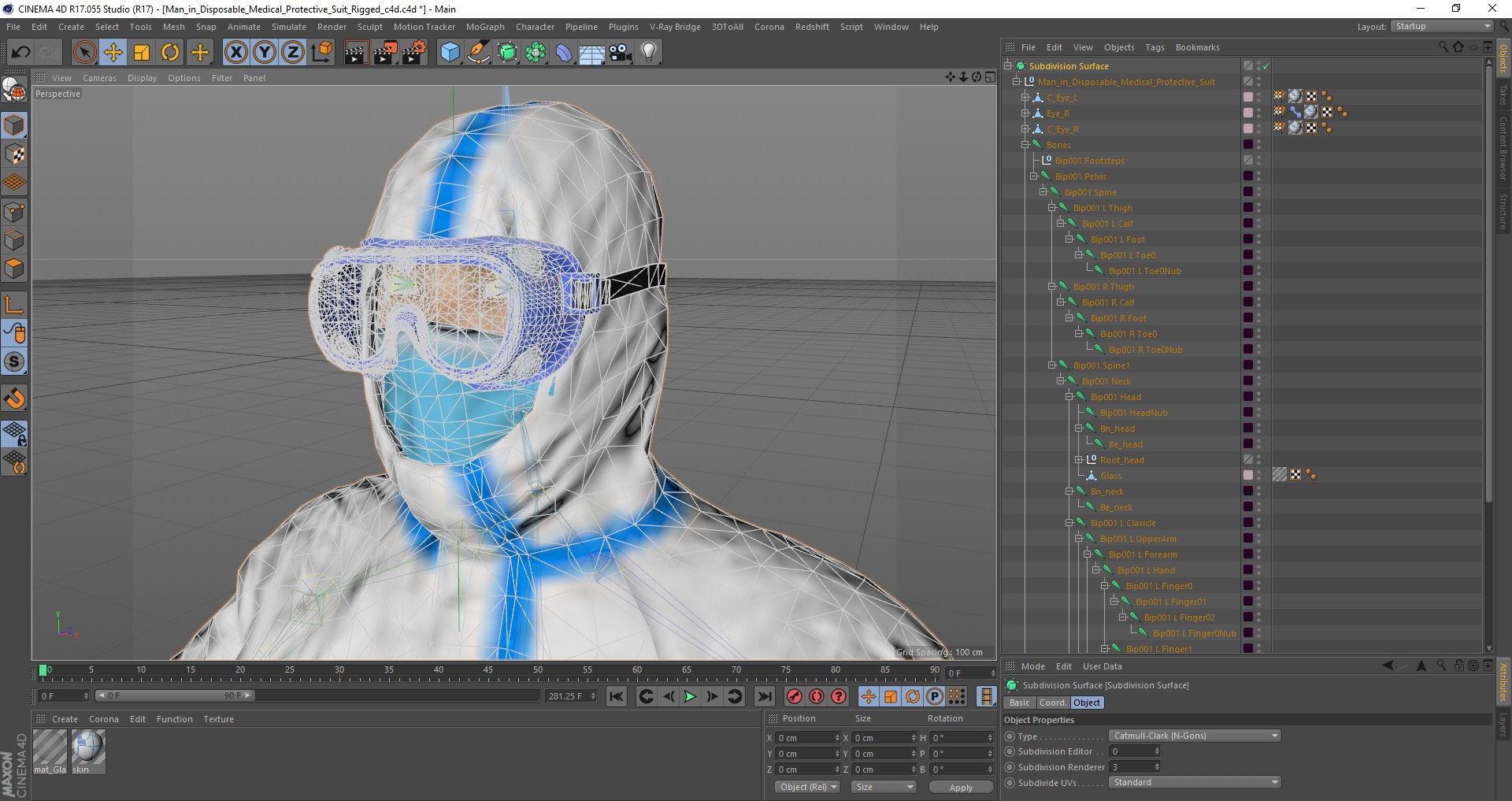 3D man disposable medical protective - TurboSquid 1574541