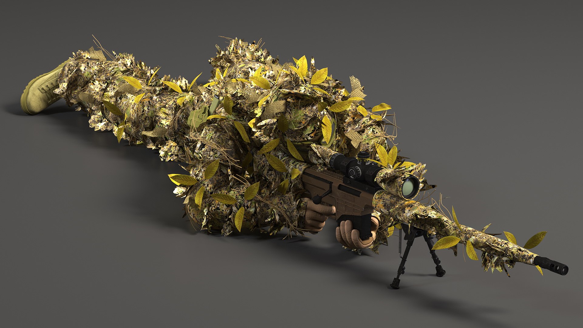 3D Sniper Shooting Position - TurboSquid 1990714