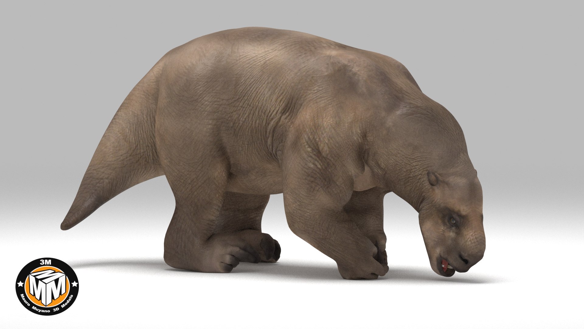 3D Lestodon Extinct Latin Model - TurboSquid 1278602